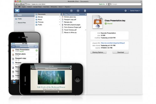 iDisk user? You can now stream your music to your iPhone.
