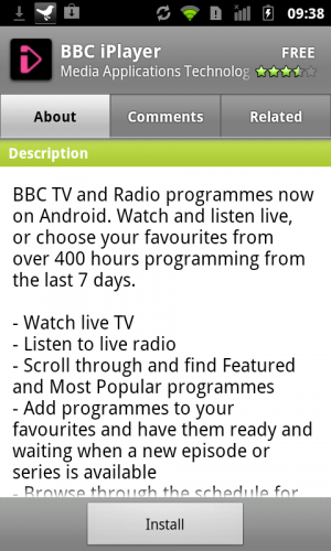 BBC iPlayer Android App Launches