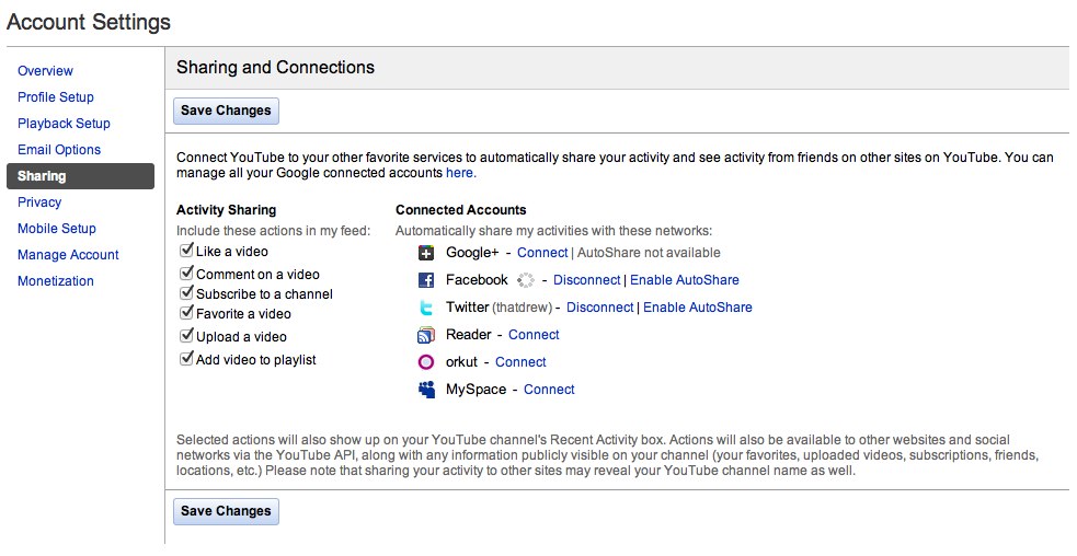 Connect your YouTube and Google+ accounts to see what friends are ...