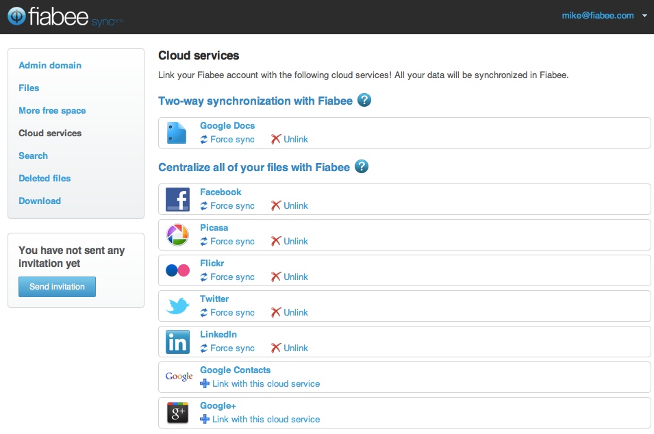 Cloud storage service Fiabee gets Facebook and Flickr sync and more