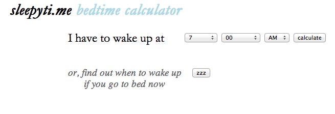 sleepyti.me tells you when it's time to hit the hay - The Next Web