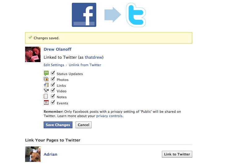 How to link your Facebook profile to Twitter - The Next Web