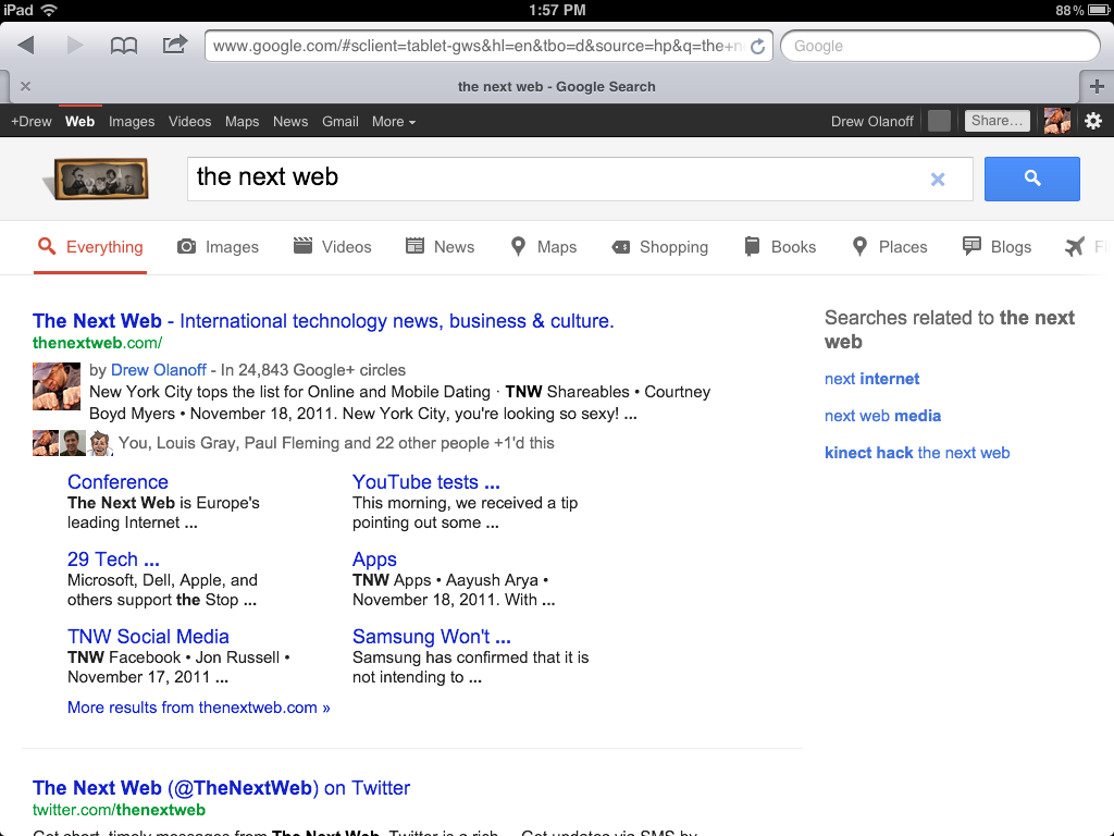 Google Makes Useful iPad Search Tweaks