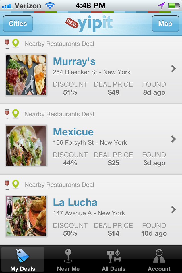 Yipit Launches its First iPhone App for Daily Deals - The Next Web