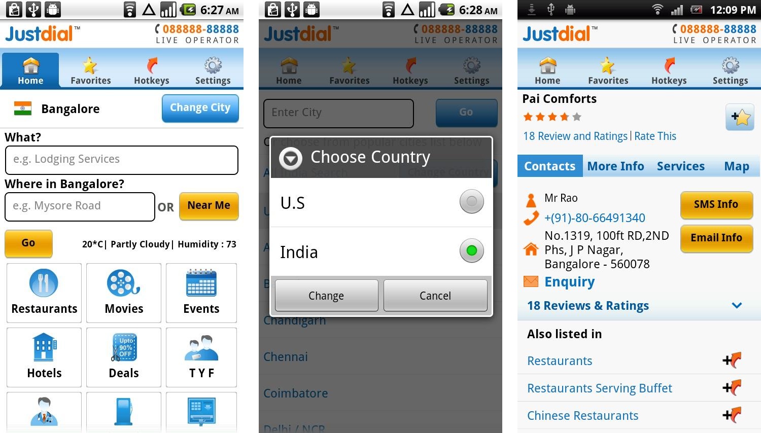 Just Dial Releases Local Search Android App