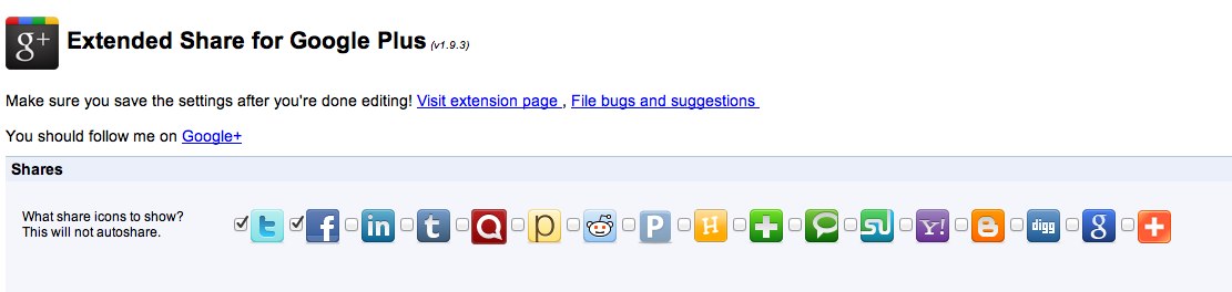 Google+ Extension For Chrome Expands Sharing