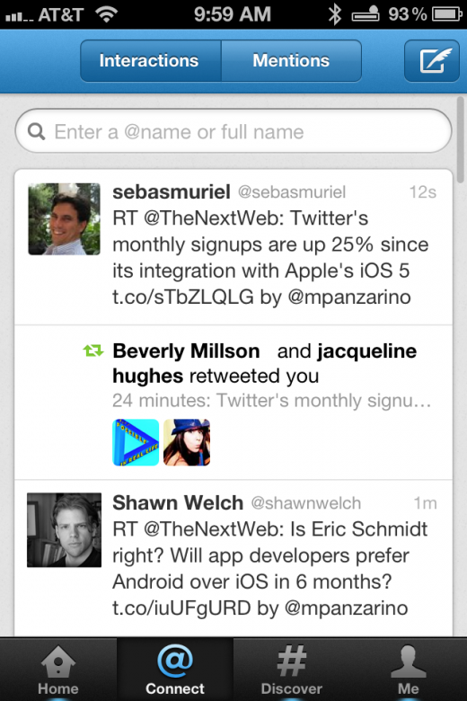 A Walkthrough of the New Twitter app for iPhone [Screenshots and Video ...