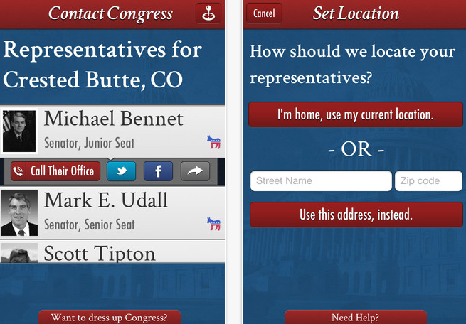 Contact Congress: Speak directly to representatives with two taps on ...