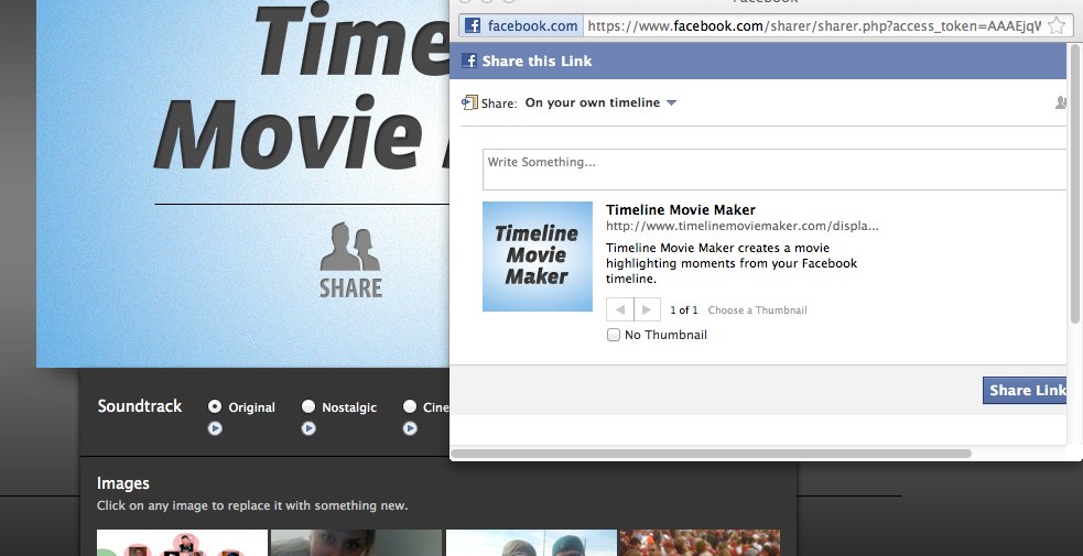 Turn Your Facebook Timeline Into a Movie