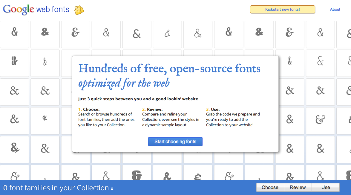 Getting Started With Web Fonts