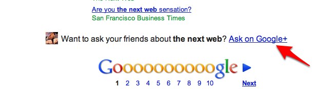 'Ask on Google+' Links Now Appear On Google Results