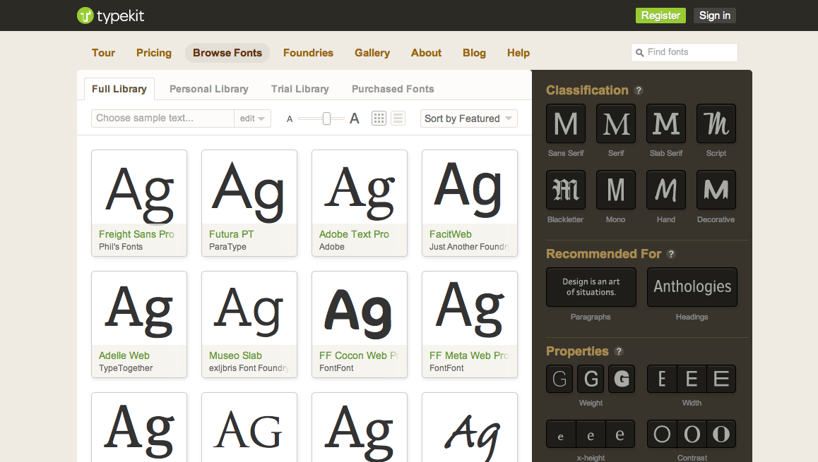Getting Started With Web Fonts