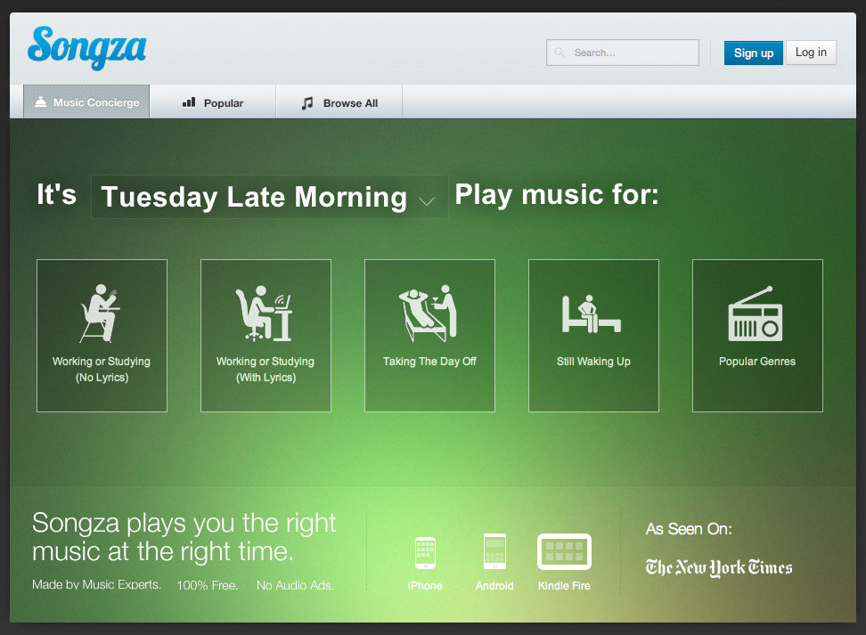 Spotify, We Need A Break. I'm Falling for Songza