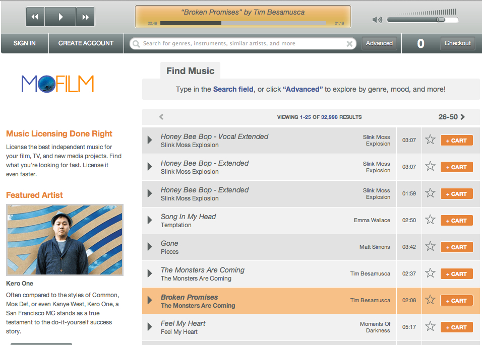 Mofilm Taps Audiosocket's 38,000 Indie Music Tracks