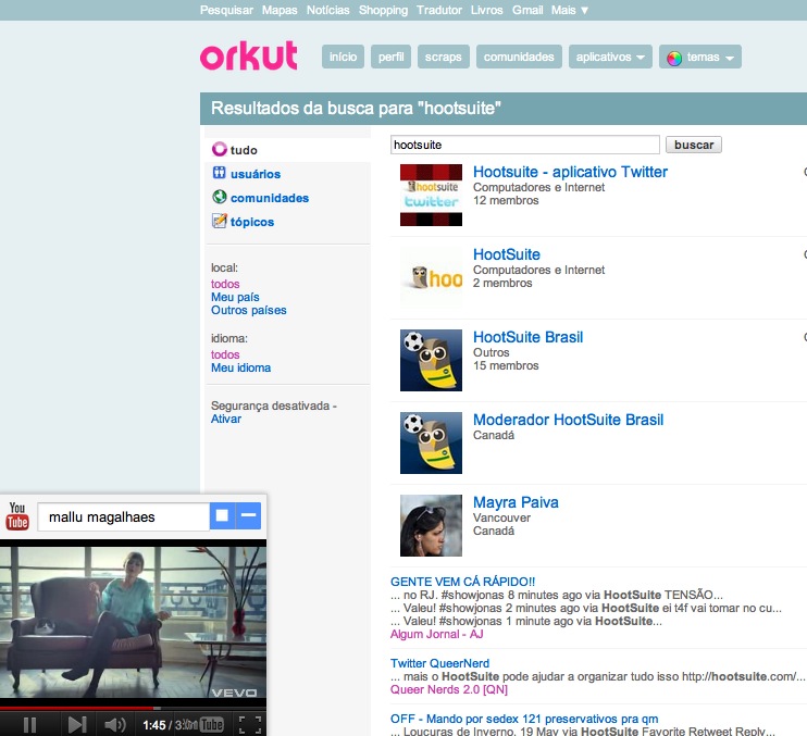 Google's Orkut Gets YouTube Widget