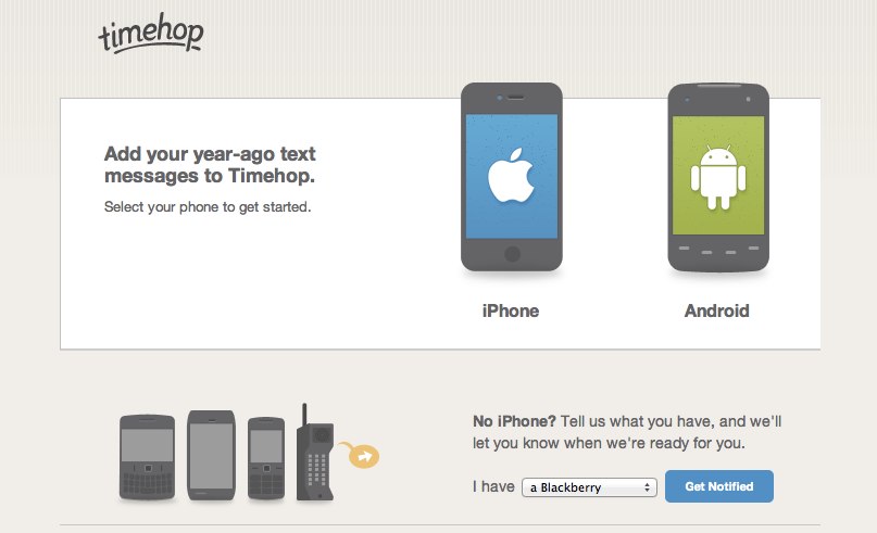 Timehop Adds Text Messages From Last Year to Your Daily Digest