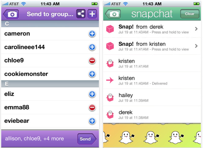 Snapchat: Send Photos & Set How Long They're Visible For