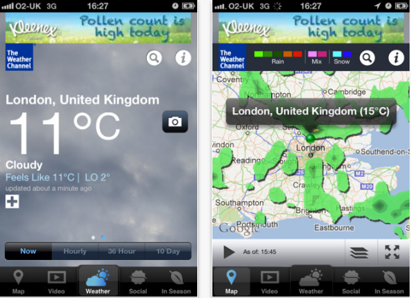 The Weather Channel Launches New 'Social' iOS App