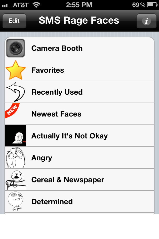 TNW Pick Of The Day: SMS Rage Faces