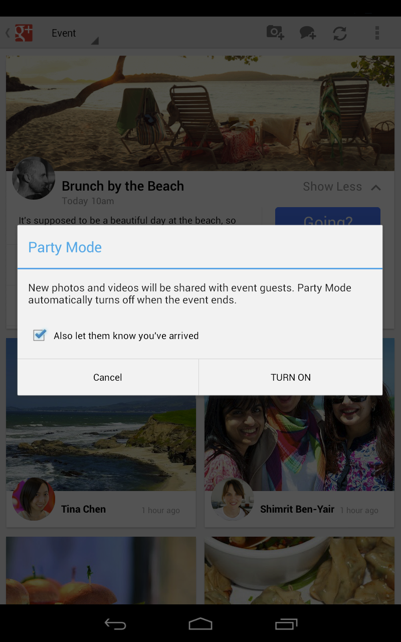 Google announces Google+ Events