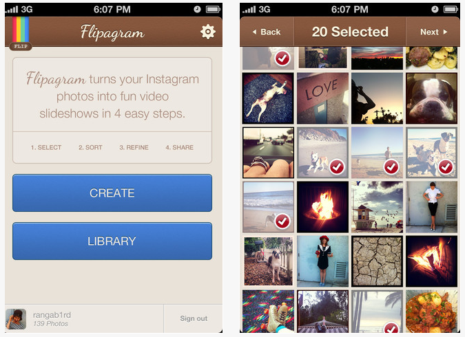 Flipagram Makes Instagram Slideshows Effortless