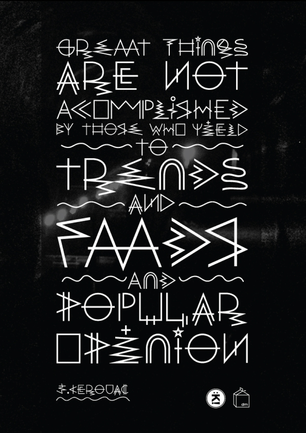 Design Inspiration: 21 Gorgeous Experimental Typefaces