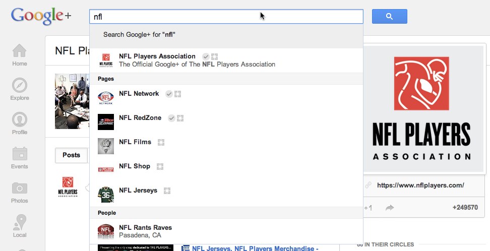 Google+ Hangouts to Power NFL.com Fantasy Football Experience