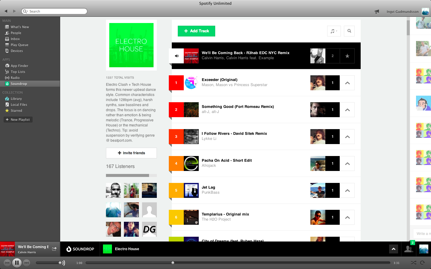 Soundrop Relaunches its Social Spotify App