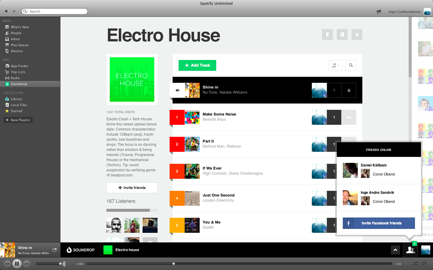 Soundrop Relaunches its Social Spotify App