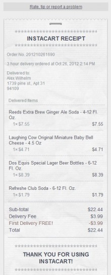 Hands on with Instacart