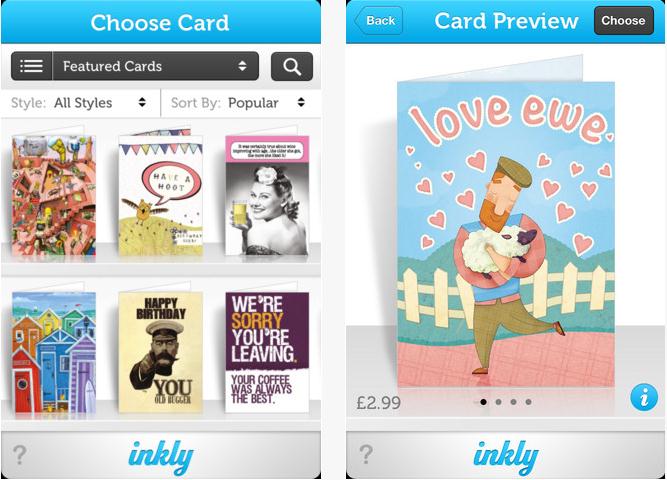 Inkly: Online Handwritten Greetings Cards
