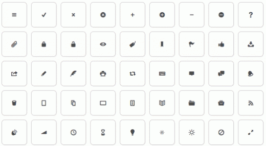 7 Awesome Icon Fonts for Web Designers