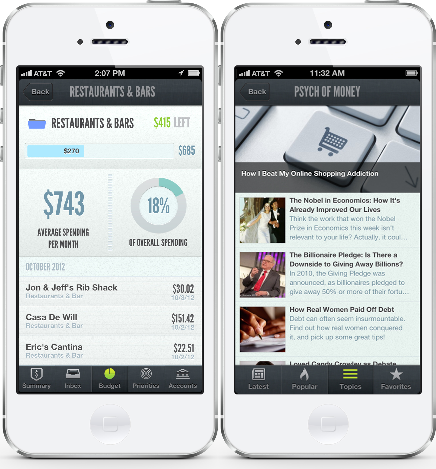 LearnVest's Money Management App Hits the iPhone