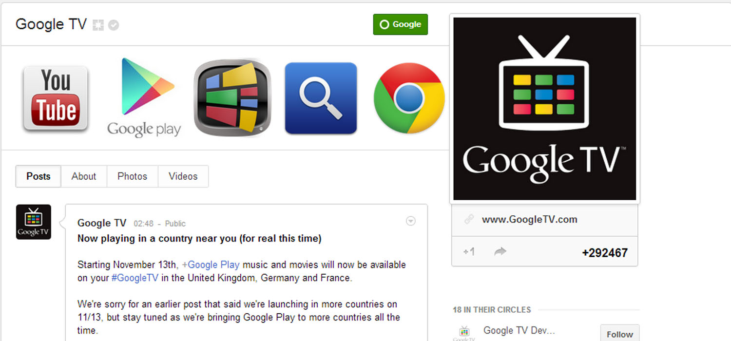 Google Play coming to Google TV in Germany, France and UK