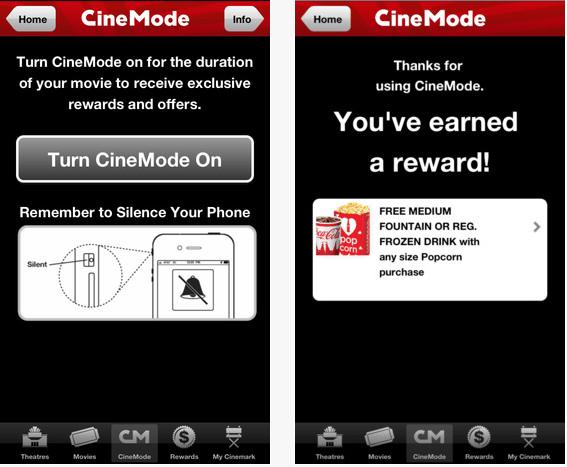 Cinemark's App Rewards Moviegoers For Not Texting