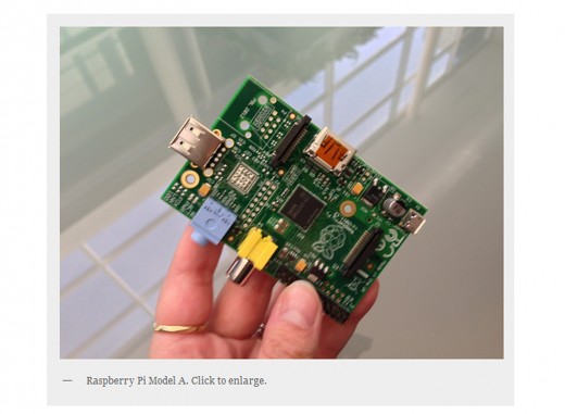 Raspberry Pi's A Boards Arrive