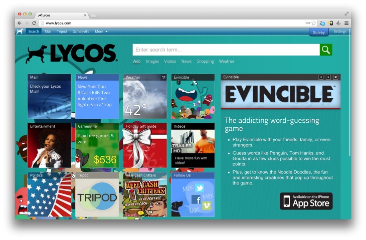 Remember Lycos? It's Planning a New Search Engine for 2013