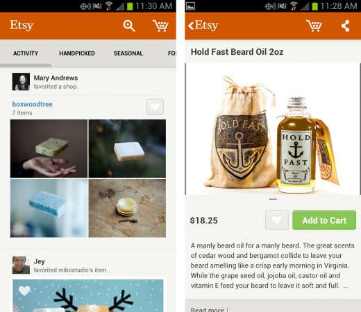 Etsy Launches Its First Android App