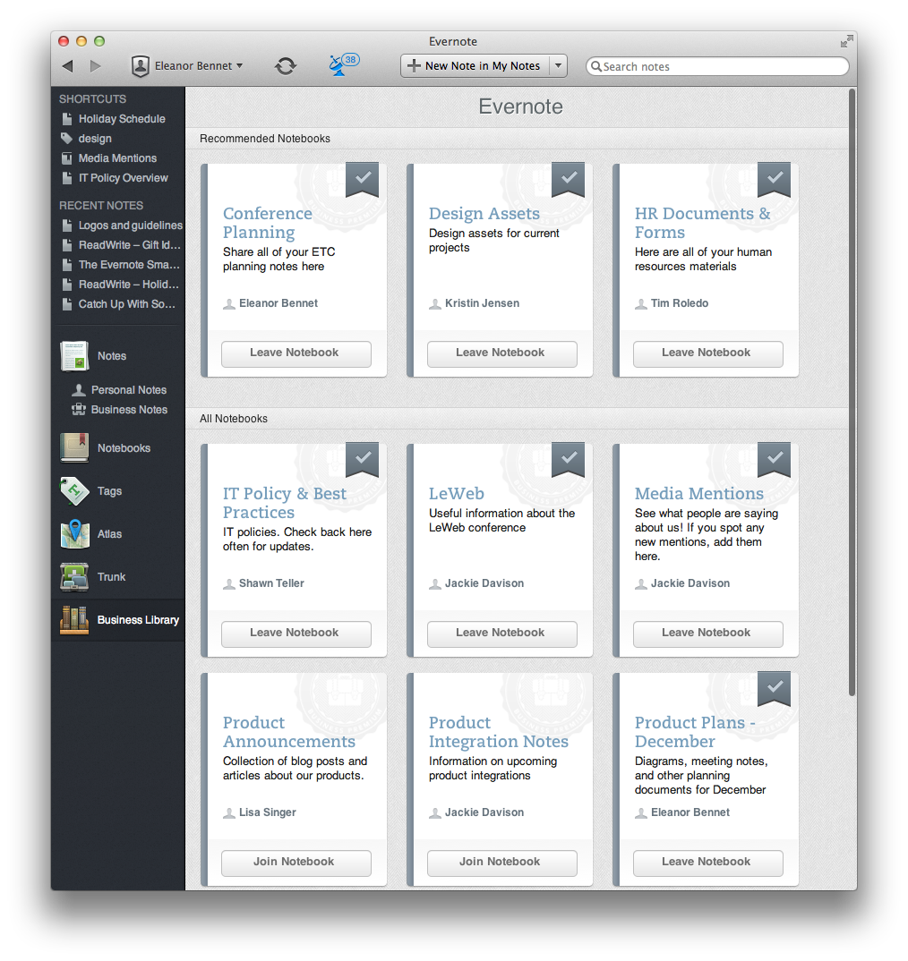 Evernote Business Launches In 7 Select Countries