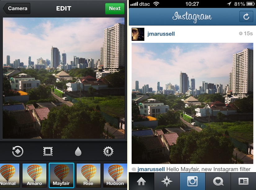 Instagram Adds New Filter, Returns Upload From Any Album Option