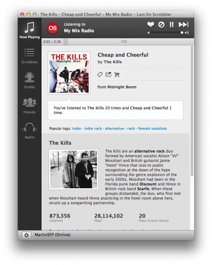 Last.fm Updates its Desktop Scrobbler Apps with a New Look