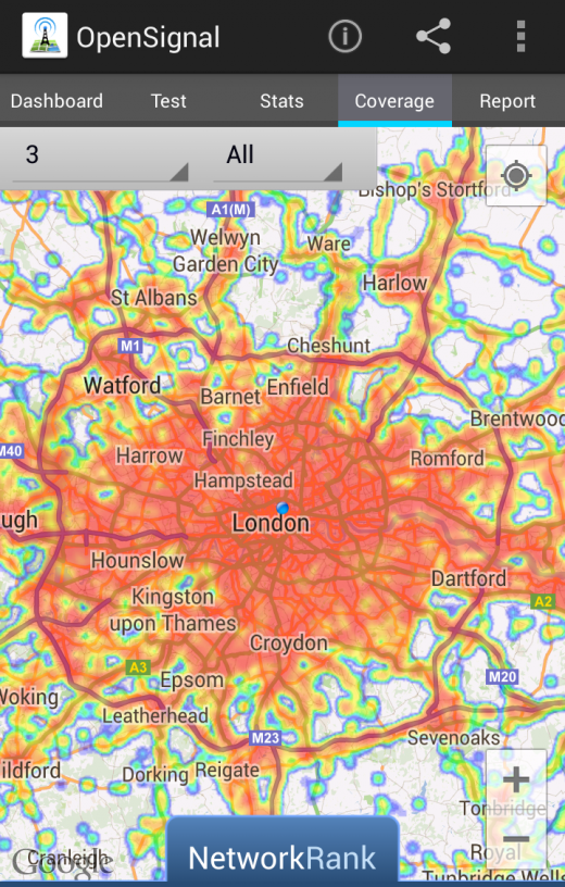 OpenSignal: Compare the Quality of Mobile Networks