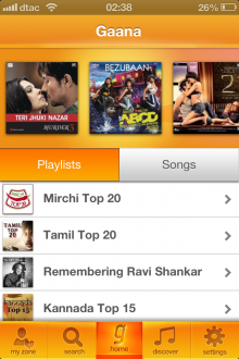 Indian Music Service Gaana Launches Mobile Apps