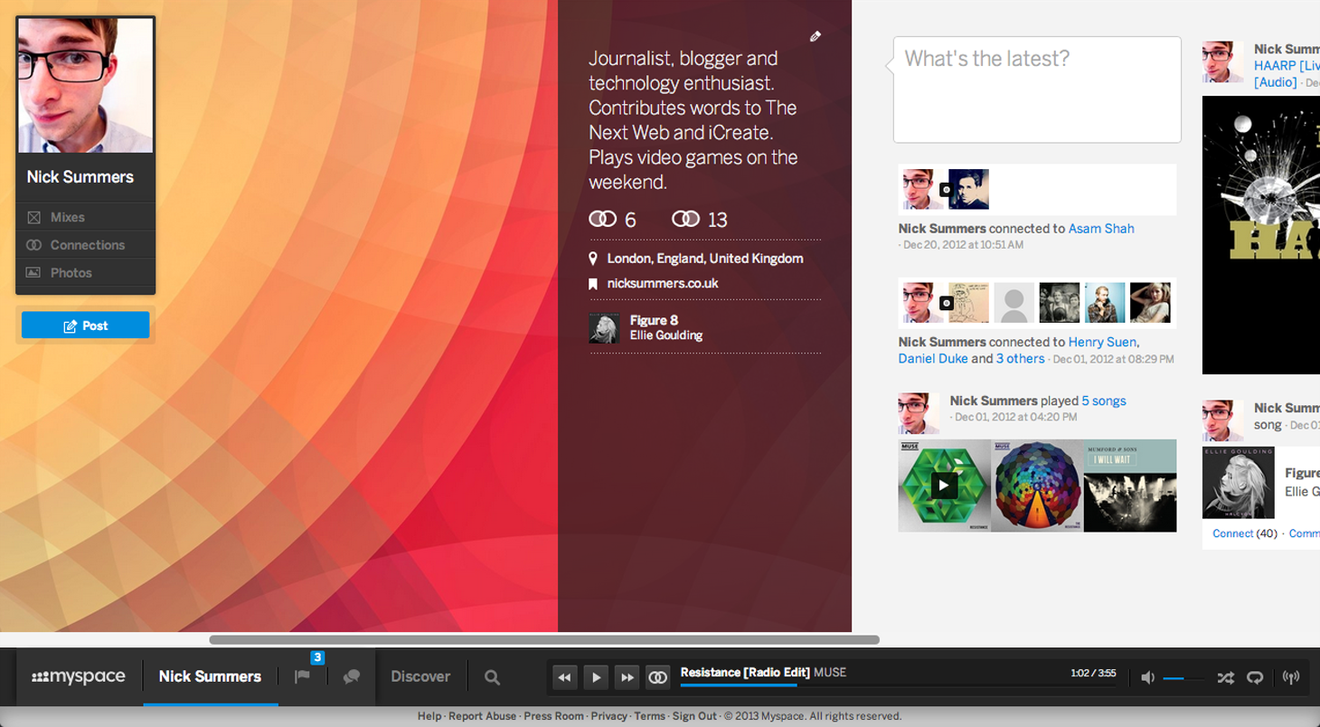 New Myspace opens up to the public