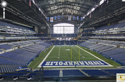 Google Maps Hosts 360-Degree Look at the Indianapolis Colts Stadium