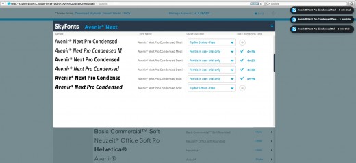 SkyFonts Lets Your Hire Fonts by the Day