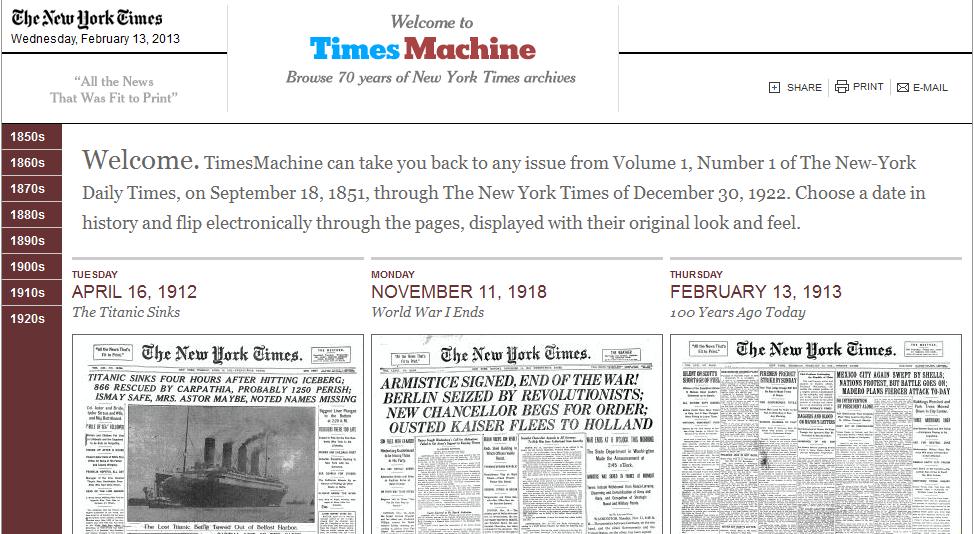 The New York Times Taps TimesMachine Archives for Ad Program