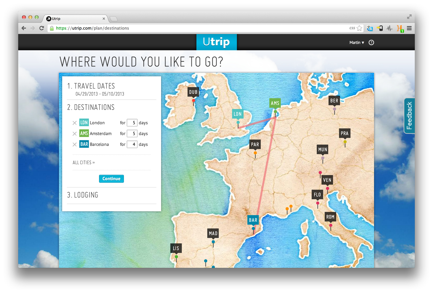 Utrip Makes Panning that Big Multi-city Trip to Europe Easy