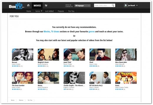Indian Video Content Site BoxTV Launches