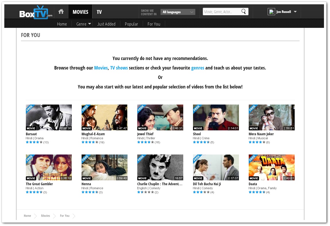 Indian Video Content Site BoxTV Launches